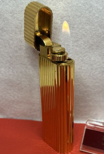 Overhauled Cartier Gas lighter Gold oval without box | eBay UK