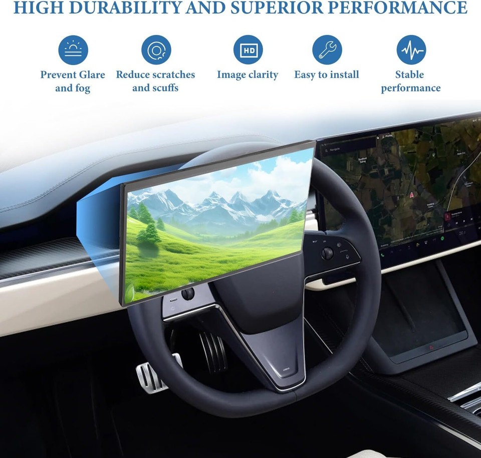 LCD Display Replace For Tesla Model S S2 X GEN 2 Digital Instrument ...
