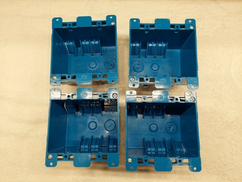 Lot of 4 Carlon 2 Gang Electrical Work Box 25 cu in B225R | eBay