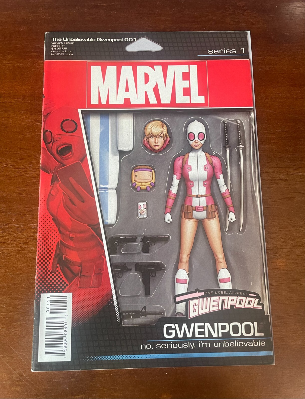 THE UNBELIEVABLE GWENPOOL #1 Action Figure VARIANT NM 1st Solo Series ...