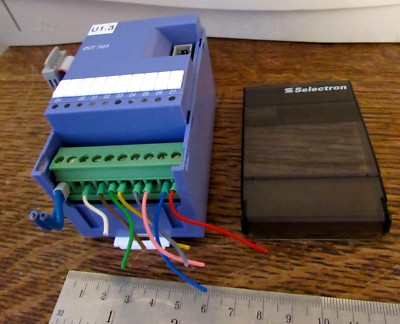 Selectron MAS PLC Selecontrol DIT 701 8 Channel I/O Module 412.0004 CH ...