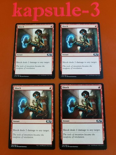 4x Shock | M19 Core Set 2019 | MTG Magic Cards | eBay