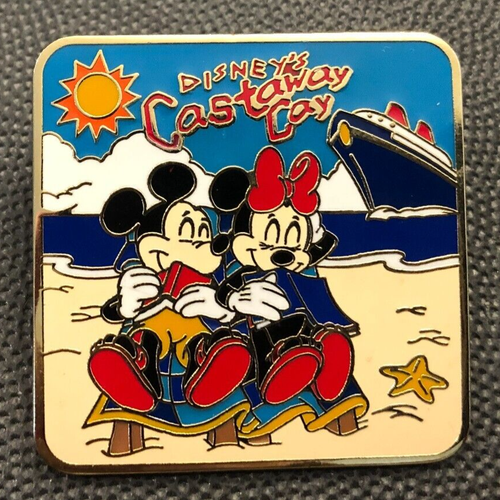 Disney pin 6825 Mickey Minnie Mouse Castaway Cay Disney Cruise Line ...