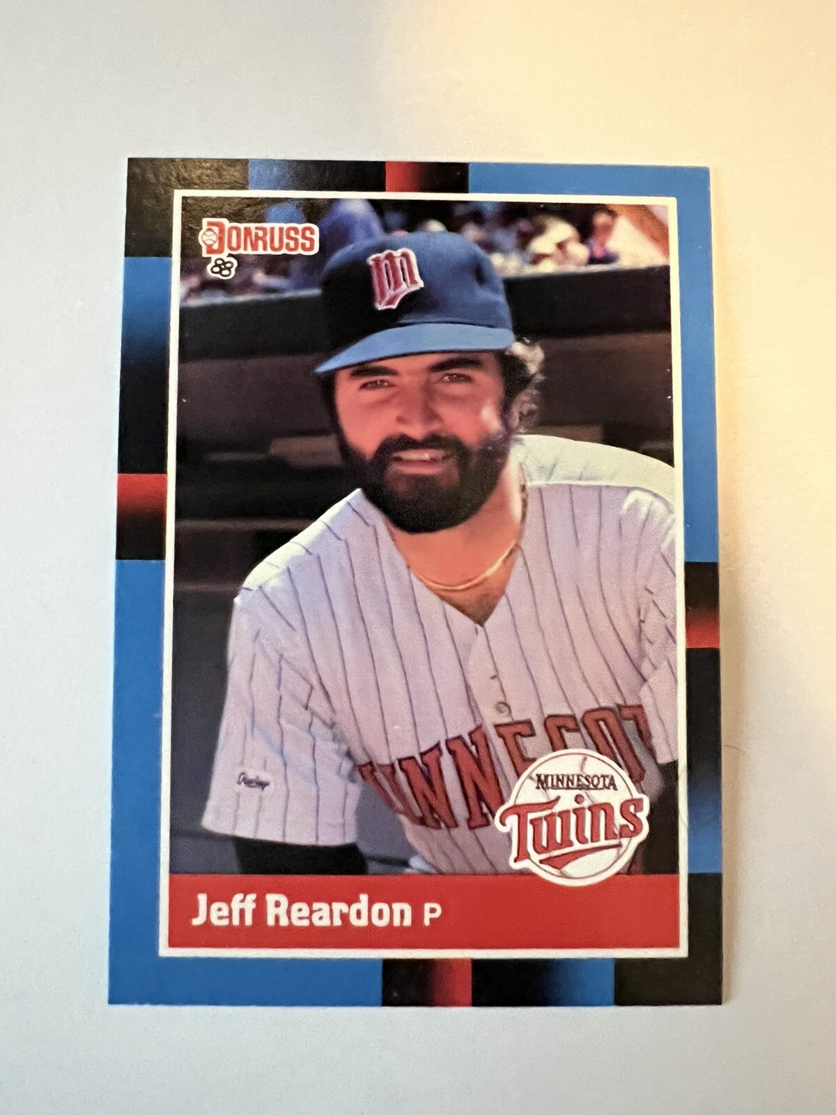 1988 Donruss Jeff Reardon Minnesota Twins #122 | eBay