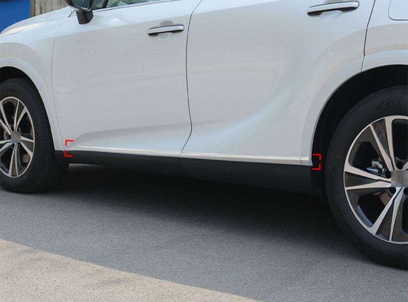 For Lexus RX350h 500h 2023-2024 Chrome Steel Body Door Side Molding ...