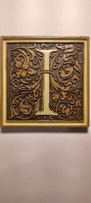 RUSS - Magnetic Monogram Stepping Stone Plaque - I | eBay