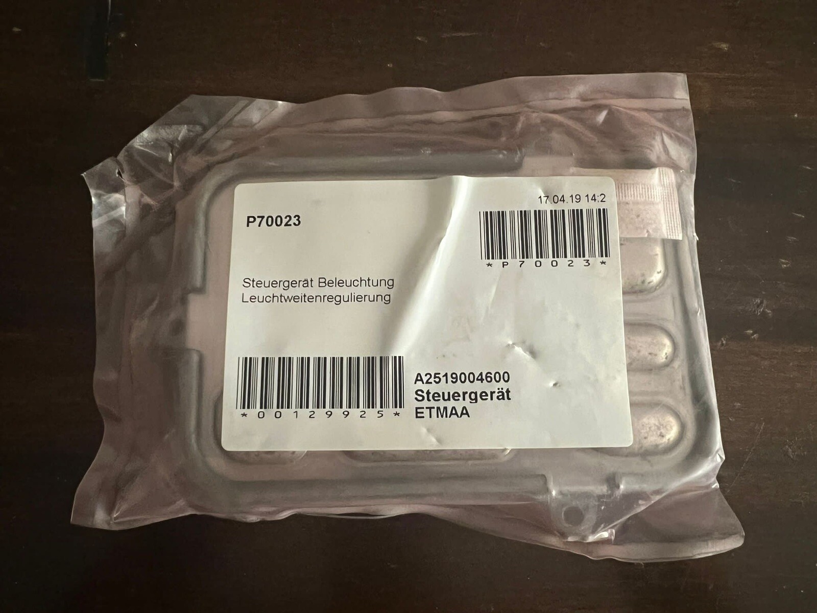 Mercedes-Benz Control Unit Xenon Headlight Ballast W251 R Class ...