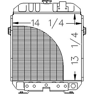 Radiator Fits Ford 1310 1110 1210 SBA310100431 | eBay