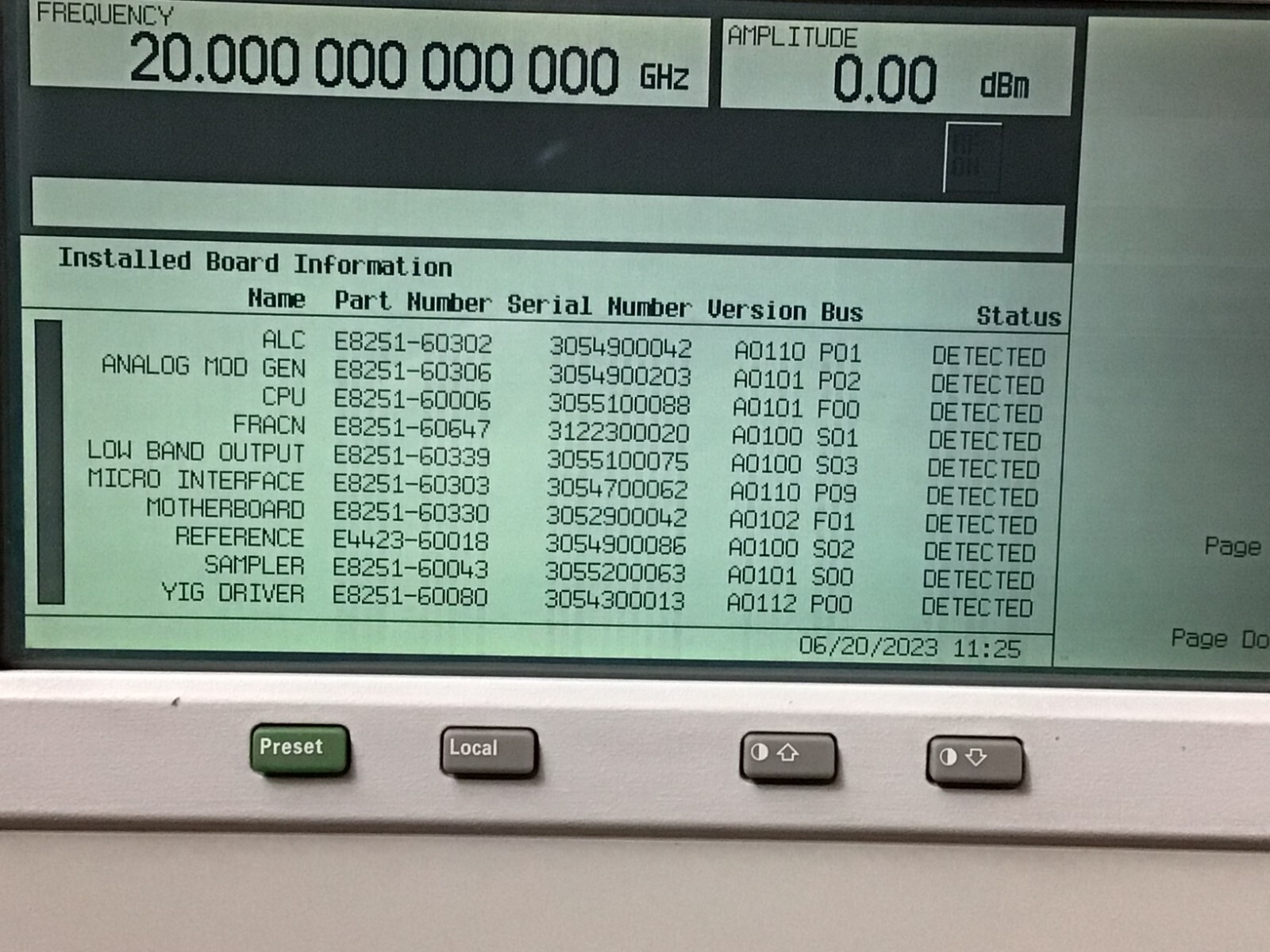 HP Agilent Keysight E8257D PSG Analog Signal Generator for sale online ...