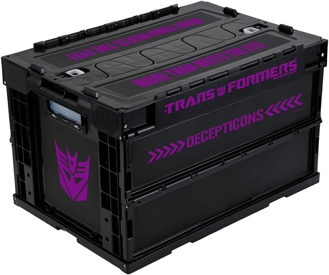 Transformers DECEPTICONS Folding Storage Container Box Stackable ...