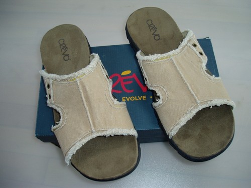 Vintage Crevo Luca Frayed Hemp Slides Sandals (Men's Size 13) **NEW ...
