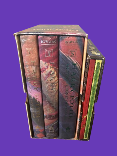 Harry Potter Hardcover Box Set 1-3 & Hogwarts School of Witchcraft ...