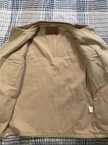 John Wayne Signature Stockade Jacket Size Large Bradford Exchange Tan ...