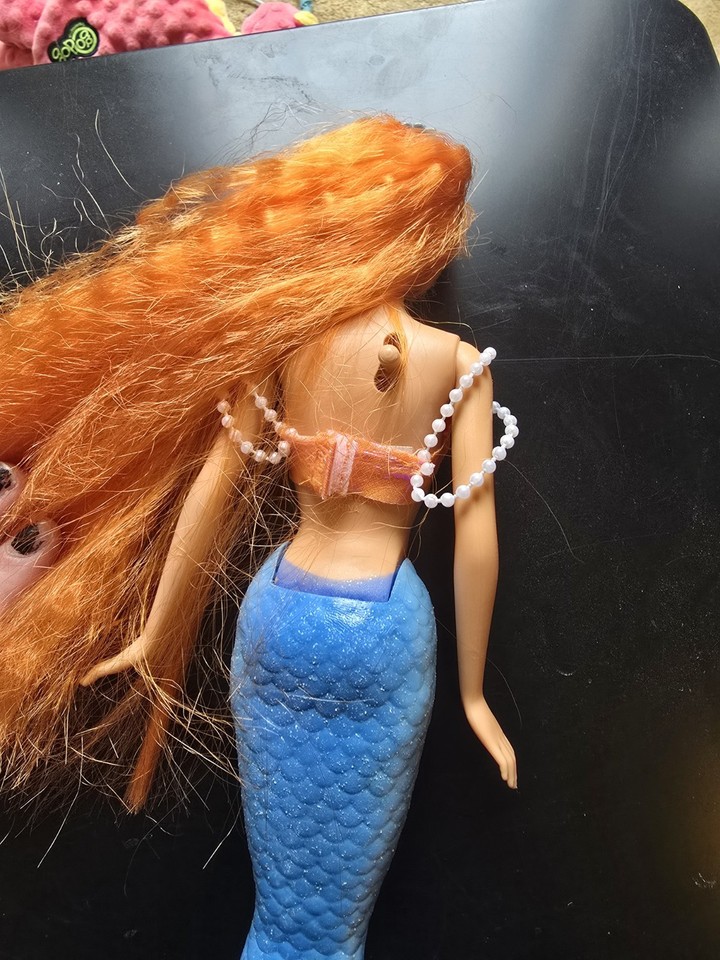 Barbie Fairytopia Magical Mermaid Kayla Doll with Blue Tail and Gem ...