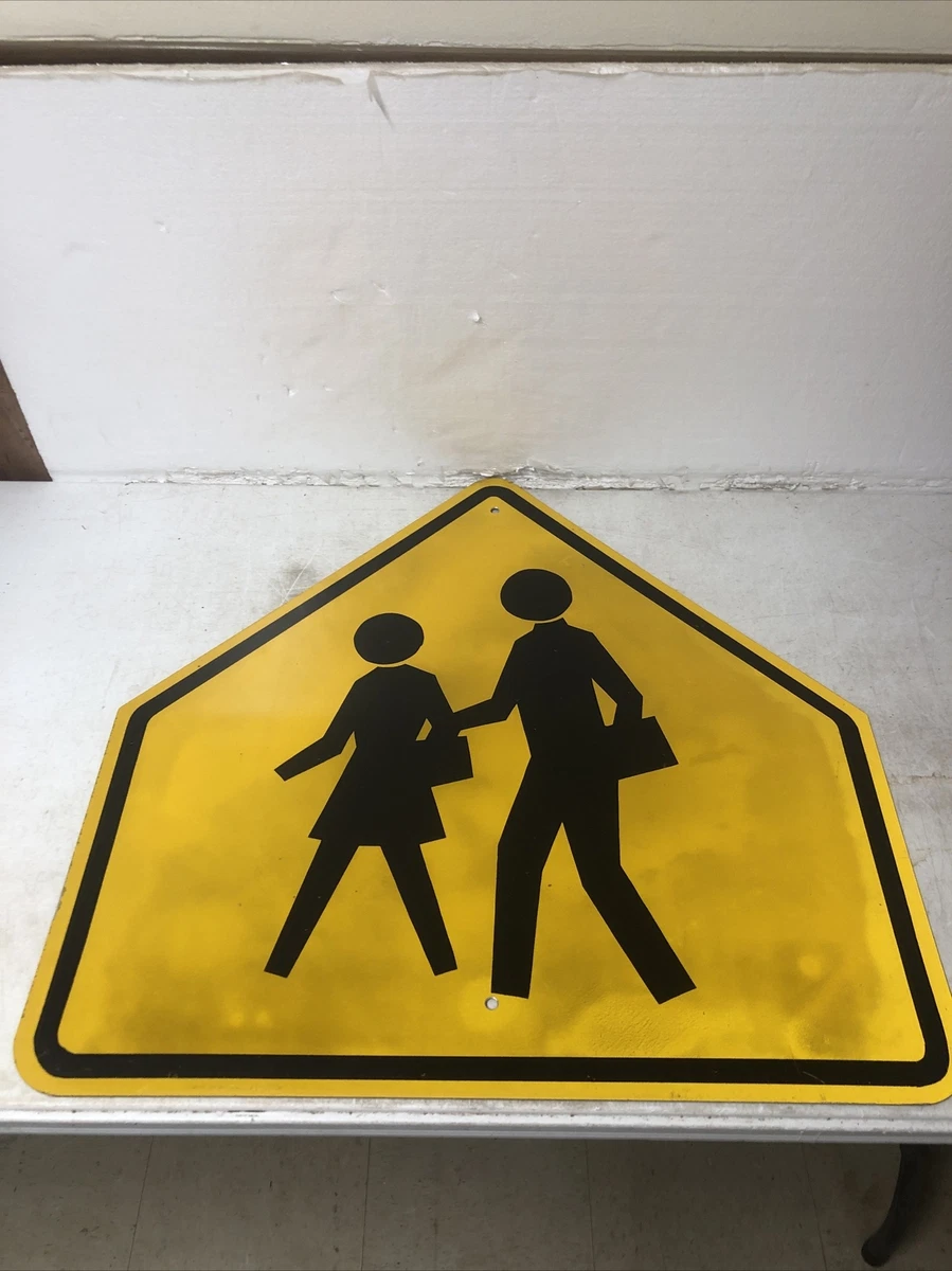 Pedestrian Crossing Road Sign