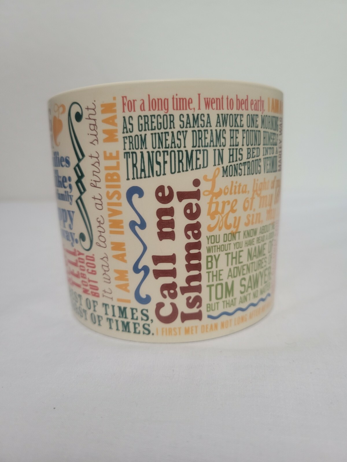 First Lines of Literature Coffee Tea Mug Cup The Unemployed ...