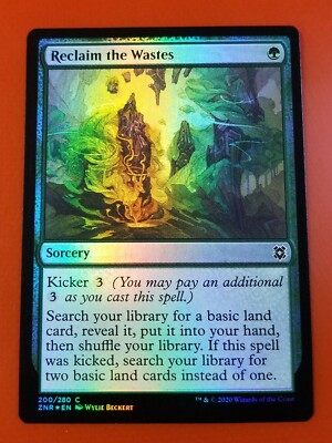 1x Reclaim the Wastes | FOIL | Zendikar Rising | MTG Magic Cards | eBay
