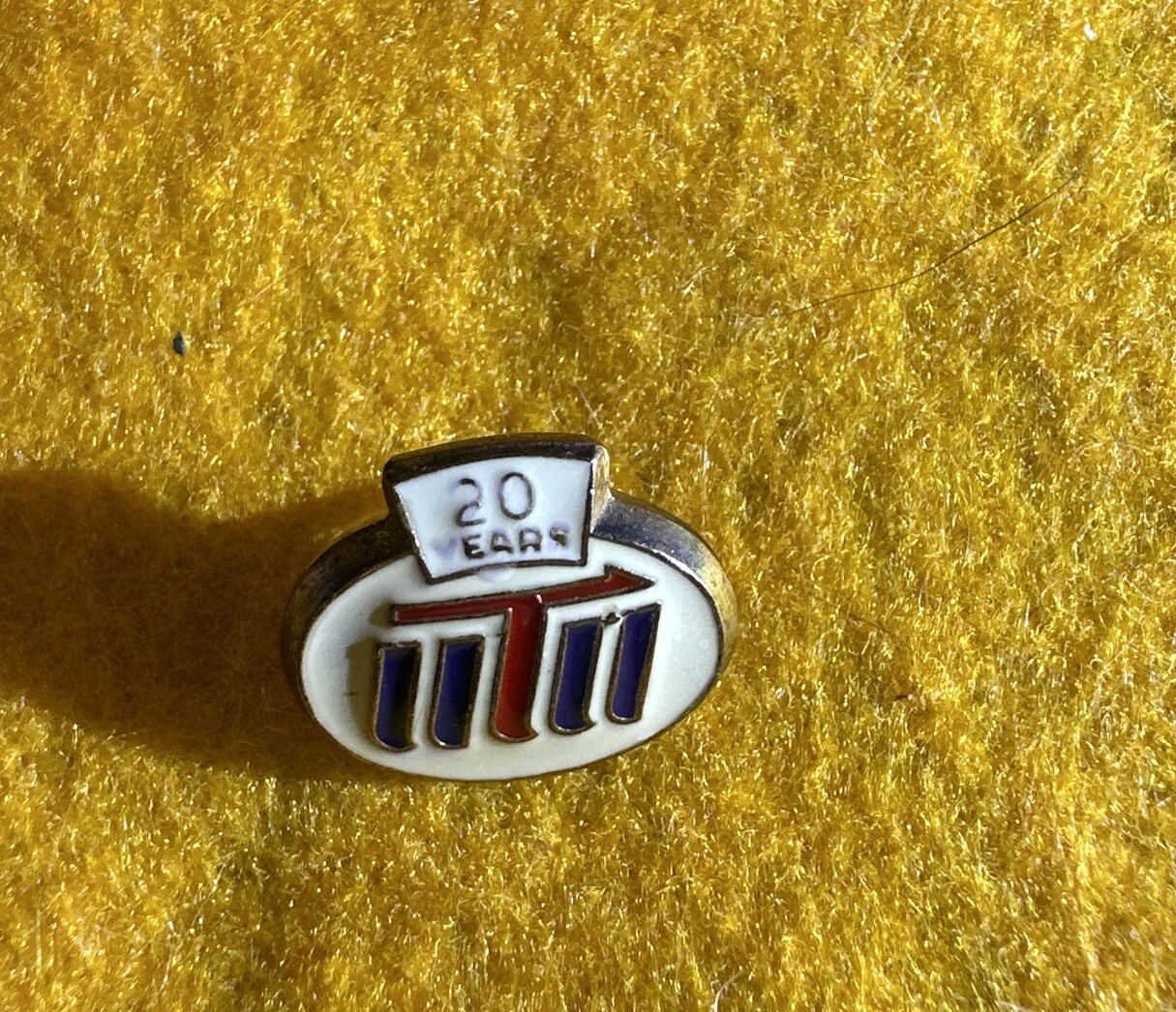 UTU United Transportation Union 20 Years Service Award Lapel Pin Labor ...