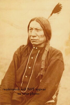 Chief Red Cloud PHOTO Serious Pose,Portrait Oglala Lakota Indian Native ...