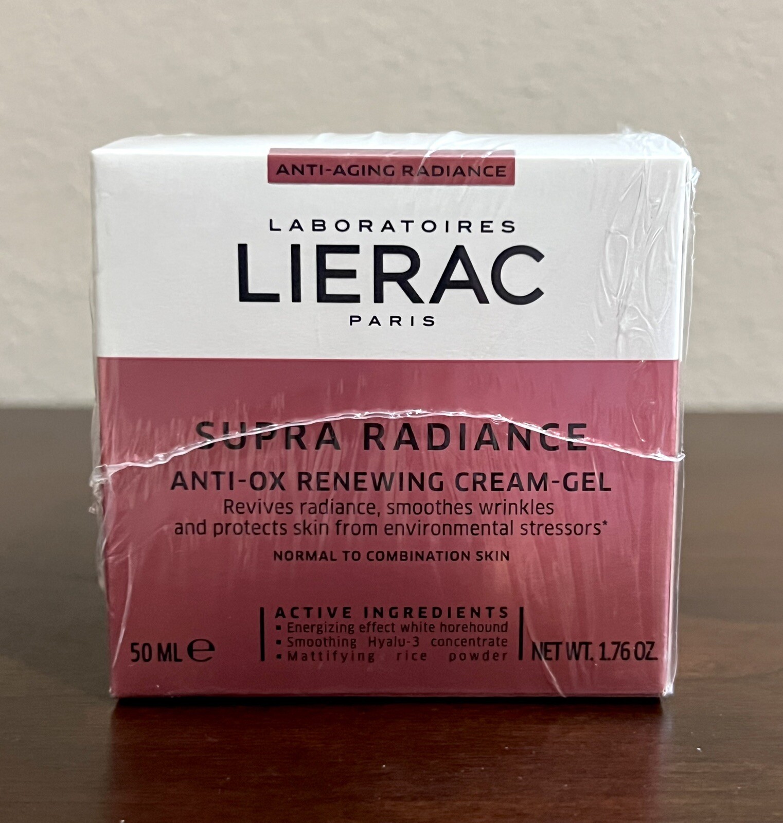 LIERAC Paris Supra Radiance Anti-Ox Renewing Cream Gel Anti Aging Face ...