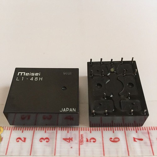 5Pcs MEISEI L1-48H 4PDT 48VDC 1A PC Mount Flat-Pack Relay for sale ...