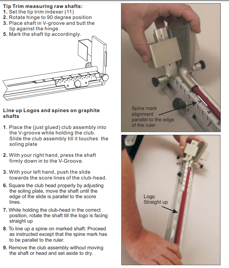 GolfMechanix True Length Tipping Ruler Auditor – Club Trimming ...