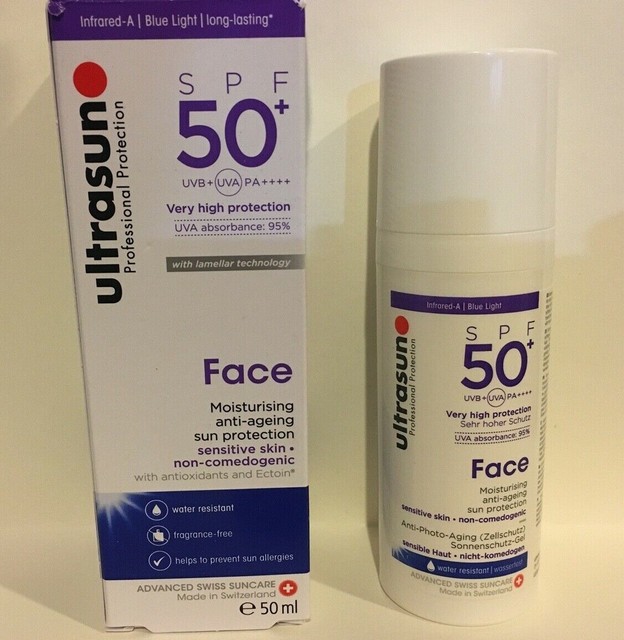 Ultrasun Face With SPF 50 Moisturizing Anti-aging Sun Protection 50ml ...