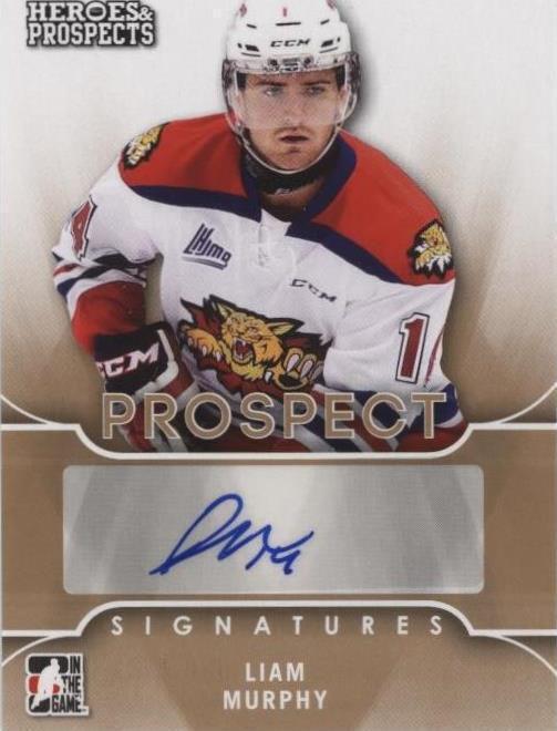 2015-16 Leaf In the Game Heroes & Prospects - Prospect Autographs Liam ...