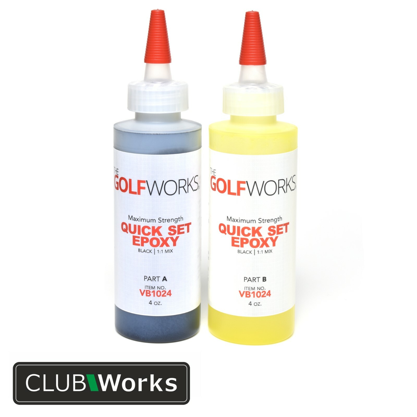 The GolfWorks Maximum Strength Quick Set Epoxy/adhesive - 2 x 4oz ...