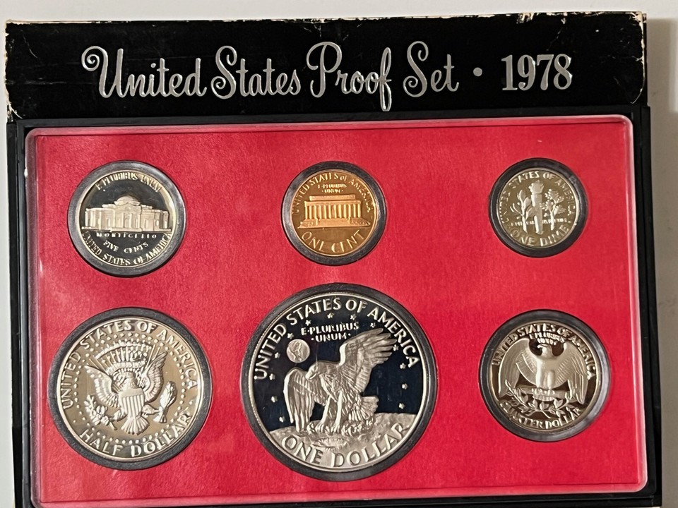 1978 US Mint Proof Set 6 Coin Set In Original Government Packaging | eBay