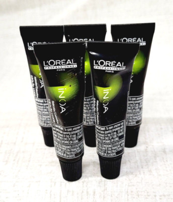 L'oreal INOA Ammonia Free Permanent Hair Color Dye 5 x .28 oz Tubes ~ 6 ...