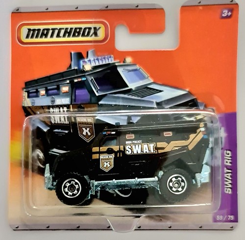 MATCHBOX SWAT RIG 59/75 S/C MBX S.W.A.T. BLACK | eBay Australia