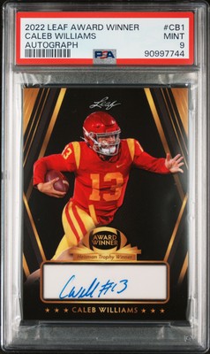 2022 LEAF AWARD WINNER AUTOS #CB1 CALEB WILLIAMS 110/238 PSA 9 AUTO | eBay