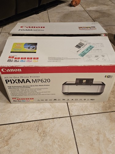 Canon PIXMA MP620 All-In-One Inkjet Printer Wireless Ethernet 9600x2400 ...