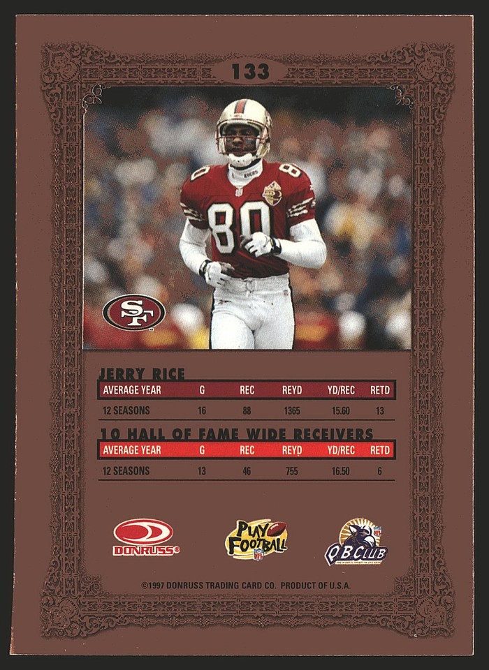 1997 Donruss Preferred #133 Jerry Rice | eBay