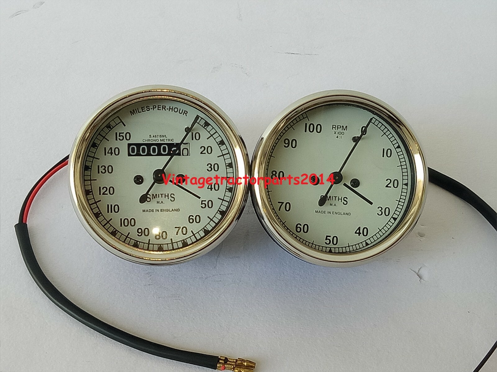 Smiths 150 mph Speedometer Tachometer 80 mm fitment M12x1.5 thread ...