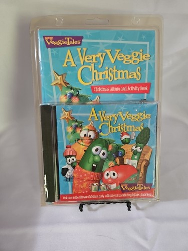 Veggie Tales Christmas Album & Activity Book Set 1998 NIB | eBay