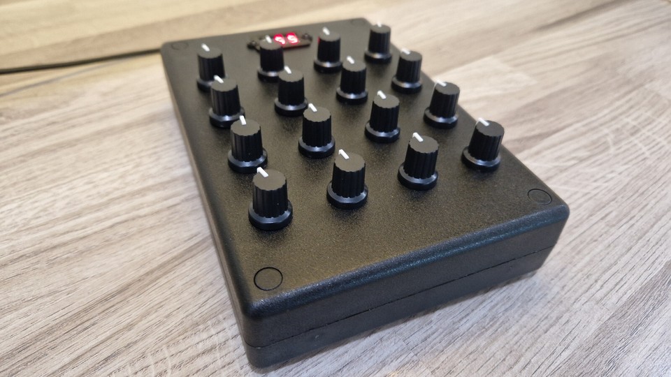 Usb Midi and DIN MIDI Controller with 16 programable knob's DAW | eBay UK