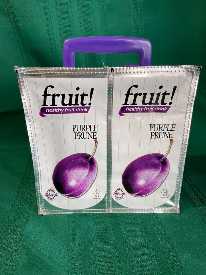 Purple Prune Juice Pouches Purse Gag Gift Over The Hill One of A Kind ...
