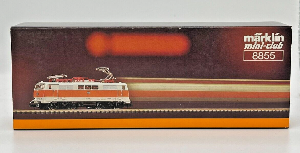Z Scale Marklin Mini-Club 8841 BR 111 Eletric Locomotive Original Box ...
