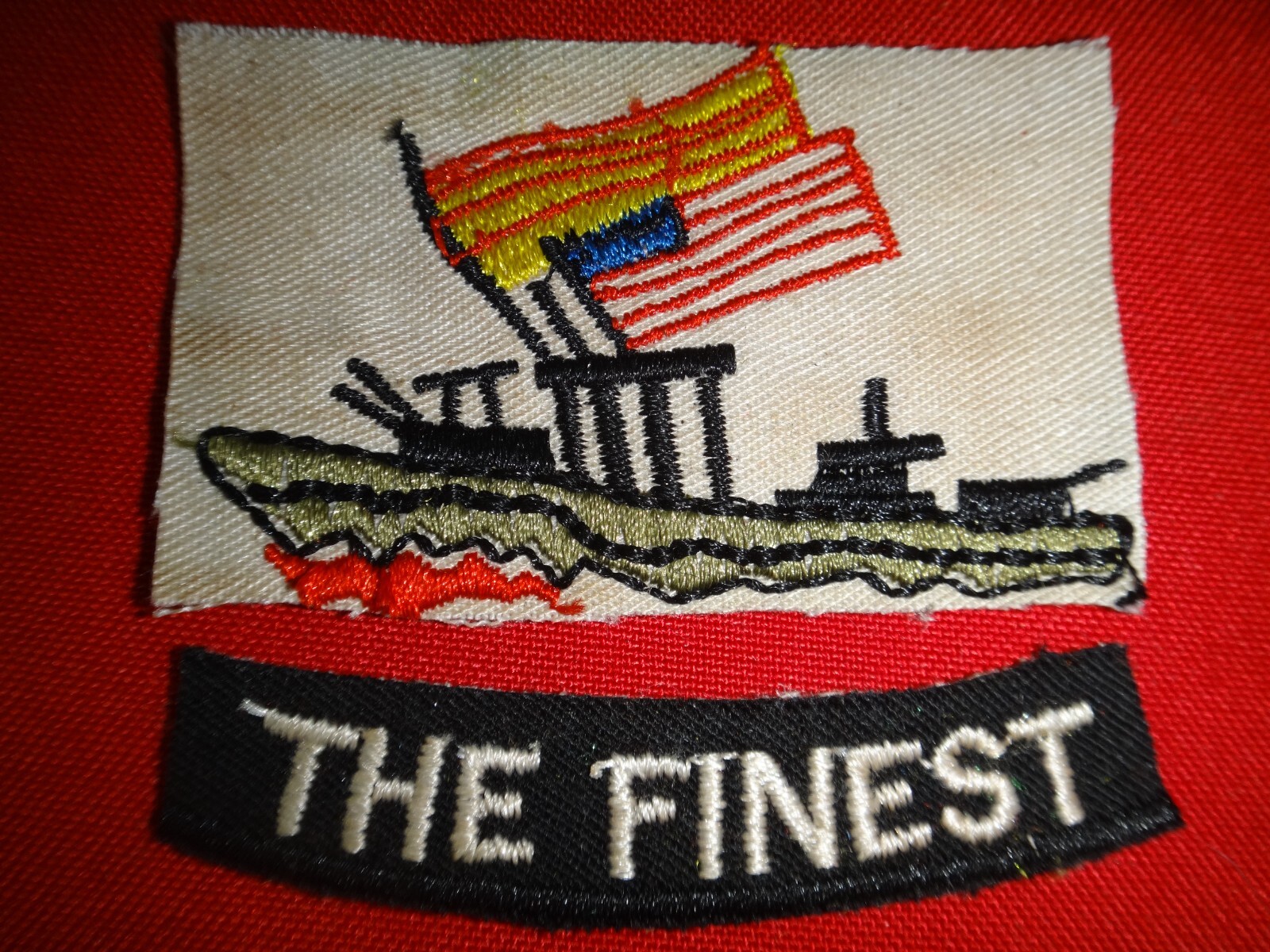 3 Vietnam War Patches: PBR MOBILE BASE + NAVY PATROL SHIP + THE FINEST ...