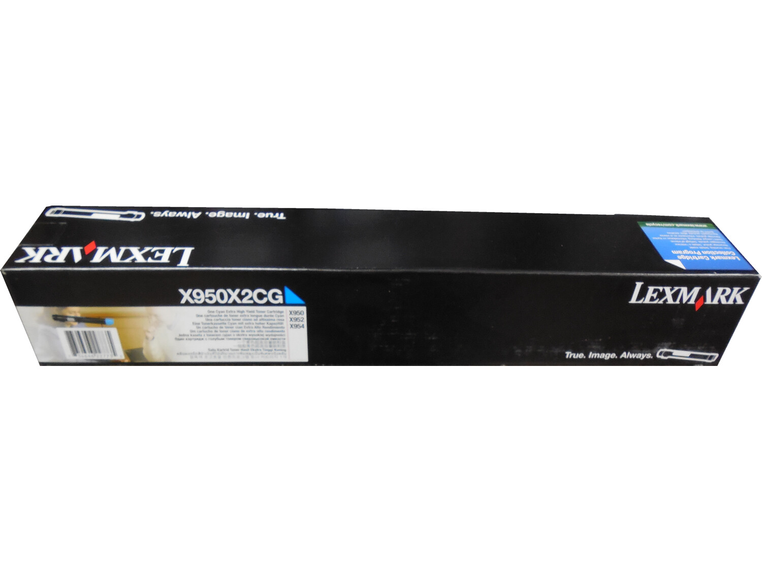 Lexmark X950X2CG Cyan Extra High Yield Toner Cartridge 22k Genuine OEM ...
