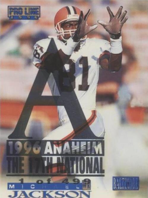 1996 Pro Line - Michael Jackson #104 1996 Anaheim National /499 for ...