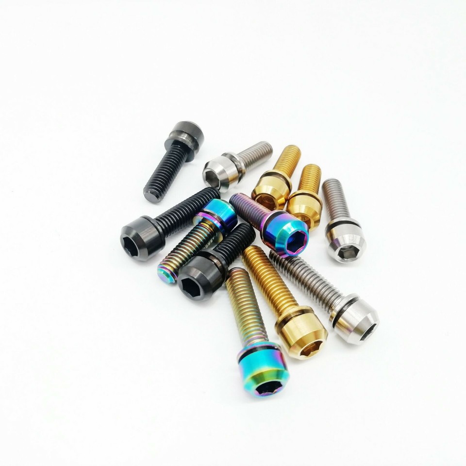 4pcs M5x16mm M5X18mm M5X20mm Titanium Ti stigma Screw Allen Head Bolt ...