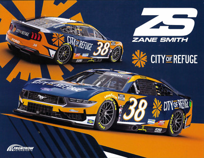 2025 ZANE SMITH "CITY OF REFUGE" #38 NASCAR CUP SERIES POSTCARD | eBay