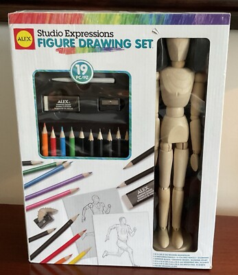 Alex Art Studio Expressions Figure Drawing Set, 19 Pieces | eBay