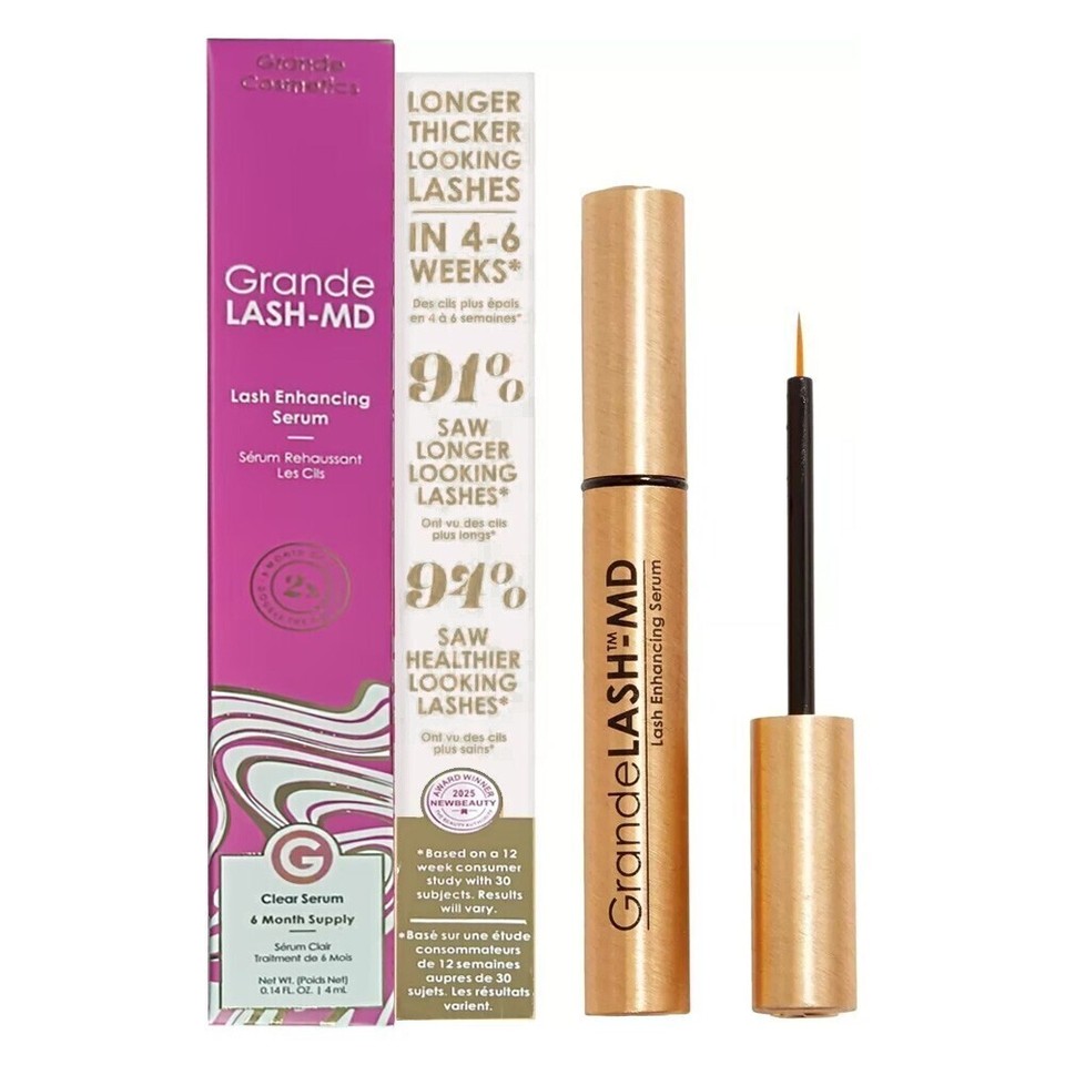 Grande LASH-MD Grande Lash Enhancing Serum 4ML 6 month Supply New Eye Lash Serum | eBay
