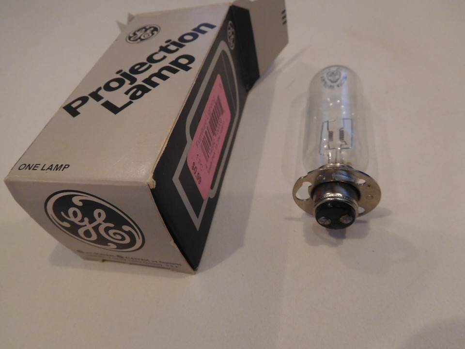 NOS GE PROJECTION LAMP CHG/CET, 115-125v 200w, ACG 81-D, 8mm FILM ...