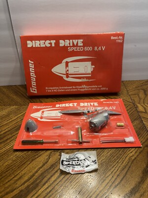 Graupner Direct Drive Speed 600 8,4 V Set For Electric Powered Model ...