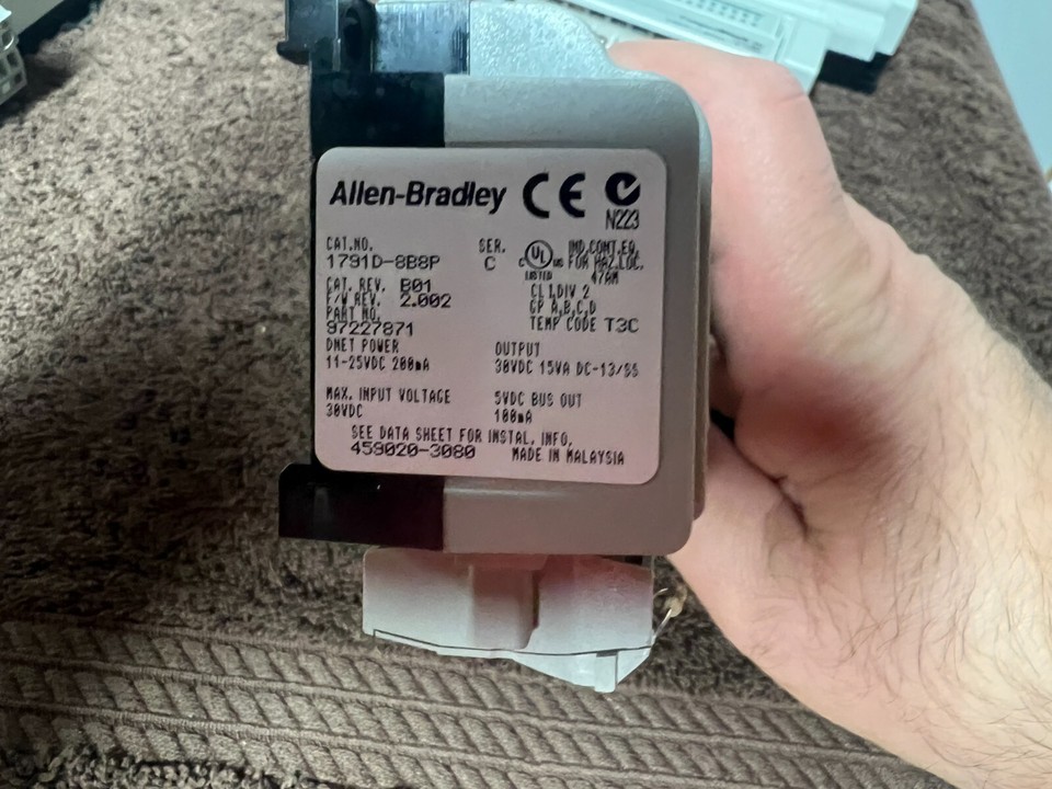 Allen-Bradley 1791D-8B8P PLC Compact Block I/O ( 8Input/8Output) Module ...